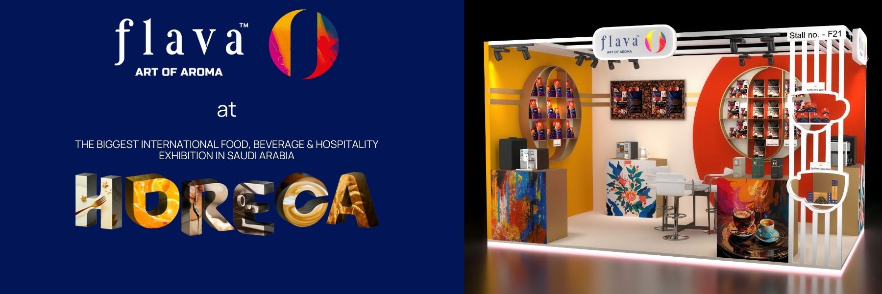 Crafting Moments: Flava Coffee’s Captivating Showcase at HORECA Saudi