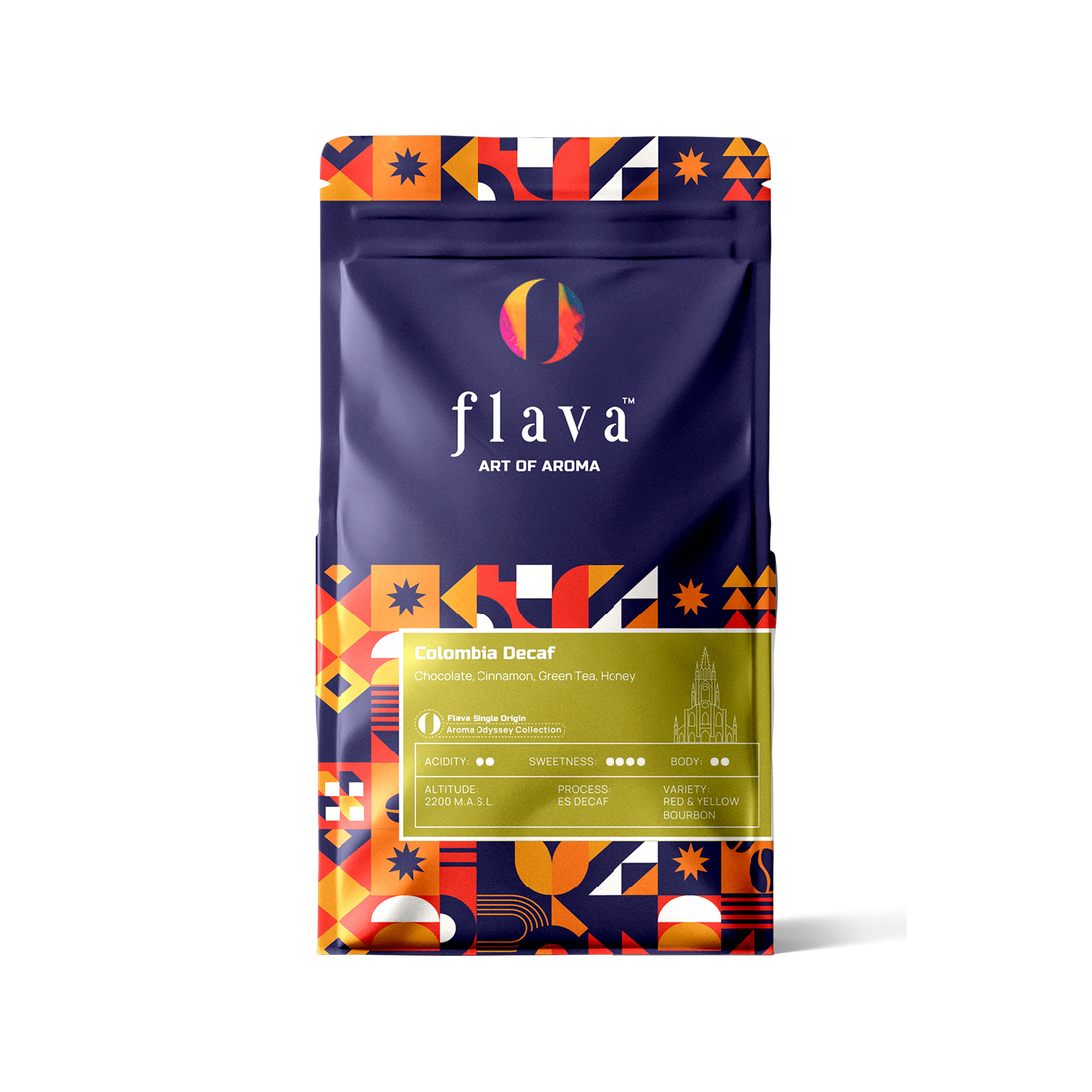 Flava's Columbia Decaf Coffee -Smooth Decaf Delight