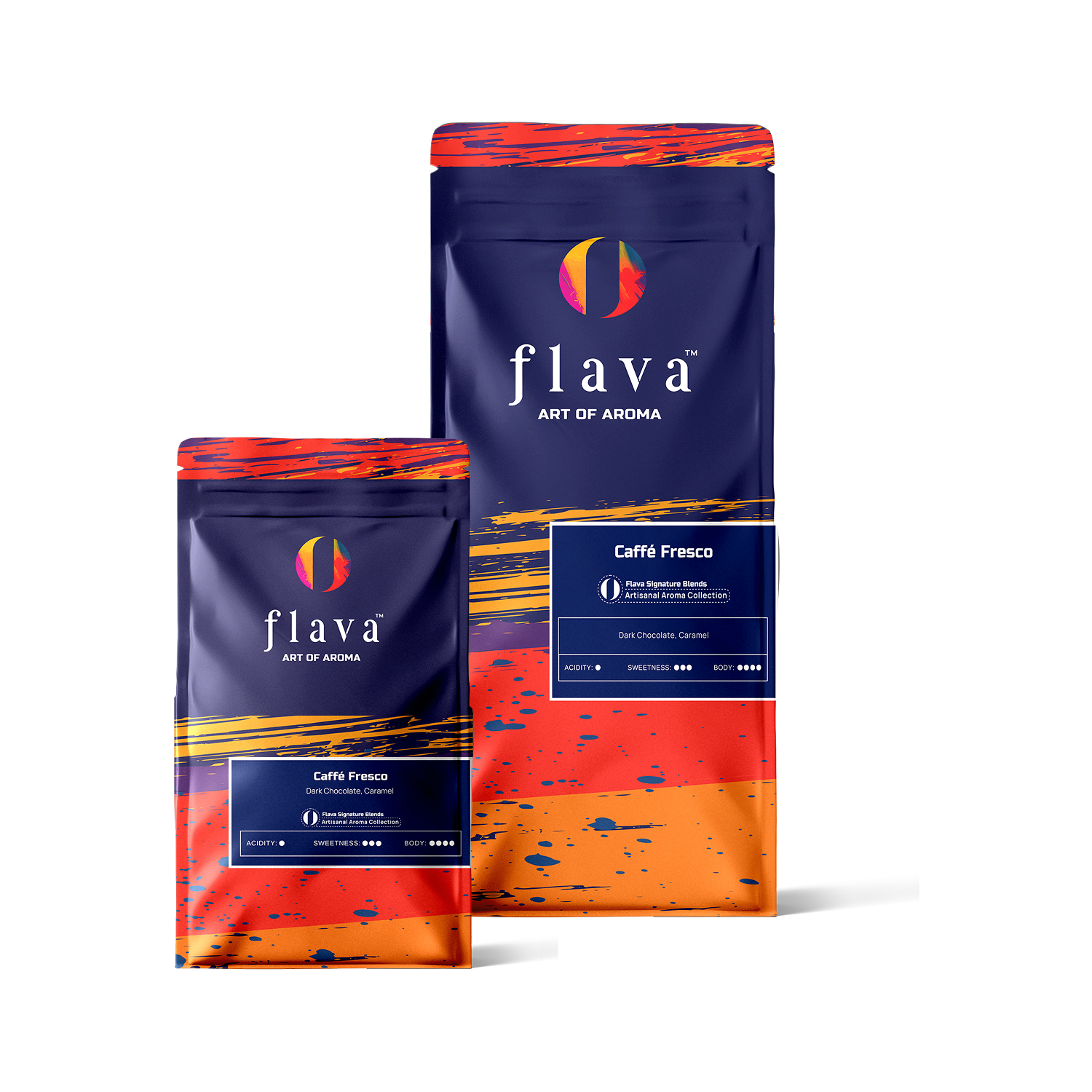 Caffé Fresco Dark Roast Ground Coffee – Flava's Signature Blend